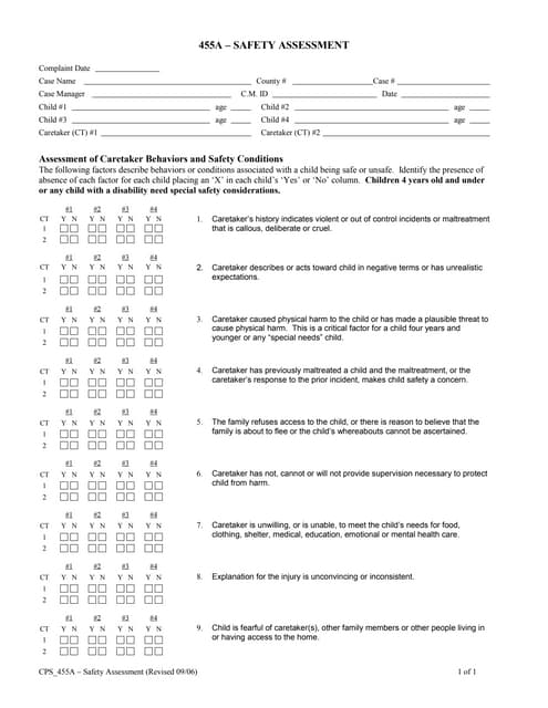 Cps 189 cps ongoing supervisory case review guide | PDF