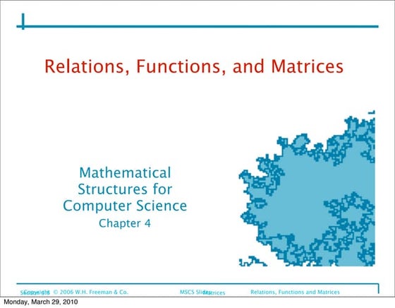 Introduction to Matrices | PPT