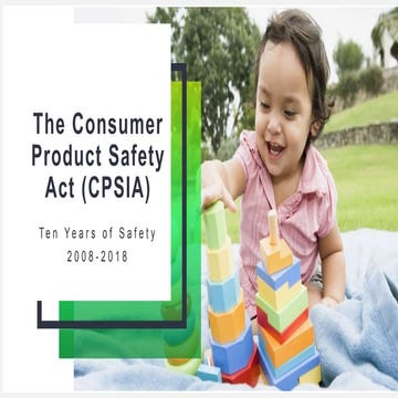 The CPSIA: 10 Years of Safety | PPTX
