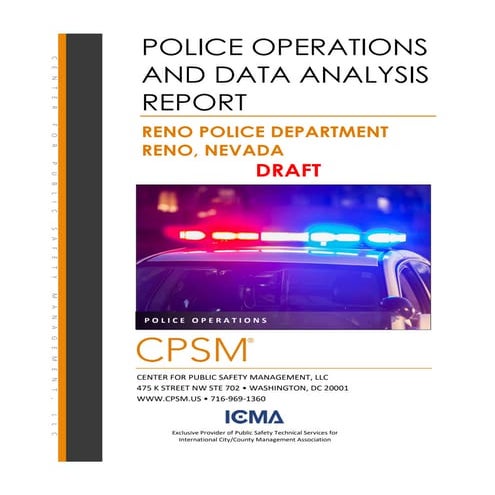 Reno Police Audit 2021 (draft version) | PDF