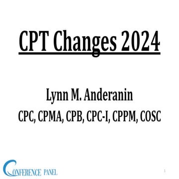 Understanding CPT Code Revisions in 2024 | PDF | Eldercare | Family and ...