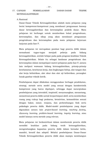 atp ketenaga listrikan tingkat sekolahmenengah kejuruank | DOCX