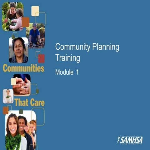 COMMUNITY PLANNING SAMHSA | PPTX