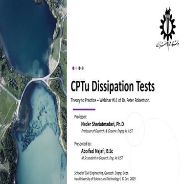 CPTu Dissipation Test | PDF