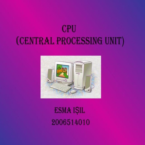 Cpu | PPT