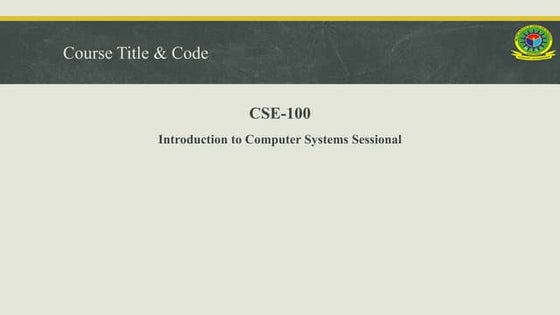 Central processing unit (CPU) | PPTX