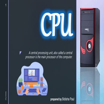 Central Processing Unit (CPU) | PPT