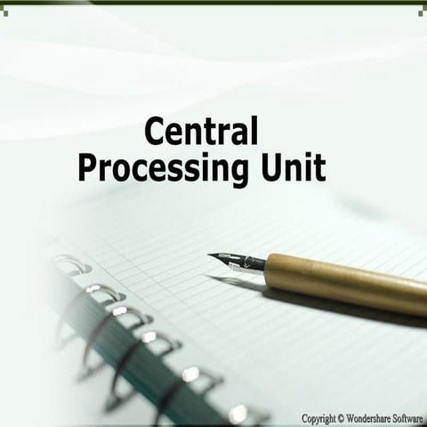 Materi 5 Cpu Central Processing Unit Mhs Tik Pptx
