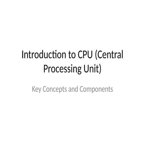Cpu Presentation1212121212122312123133 Pptx