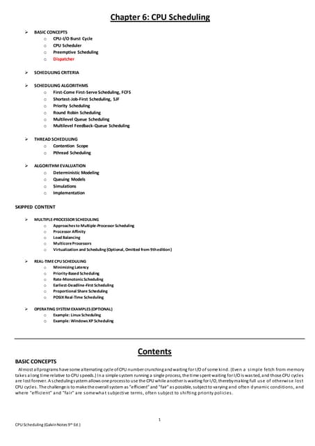 SCHEDULING ALGORITHMS | PPT