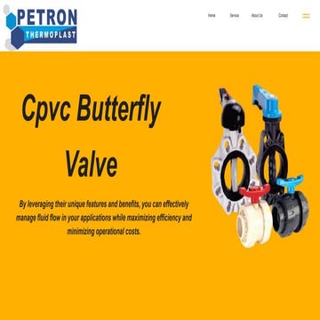 Understanding the key CPVC Butterfly Valves | DOC