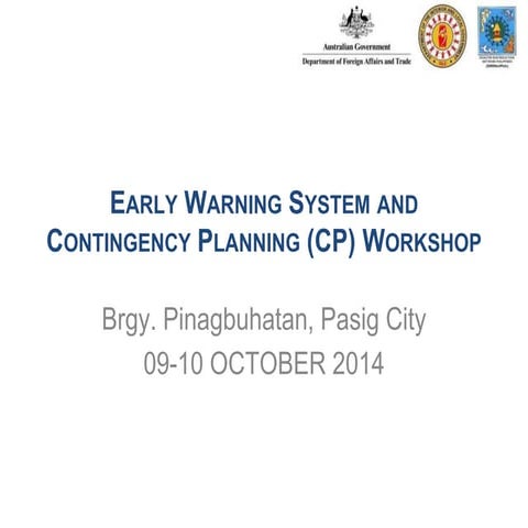 Baguio CDRRMC-Disaster Operations Center | PPTX
