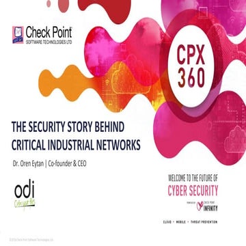The security story behind critical industrial networks | PPT