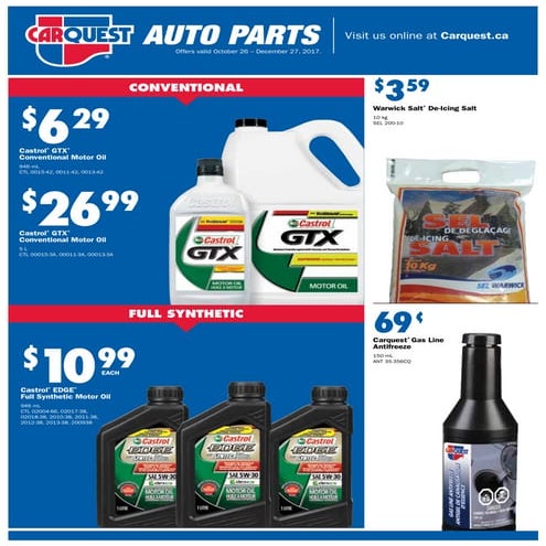 Auto Parts Fyler – CarQuest – PetesPaint.ca