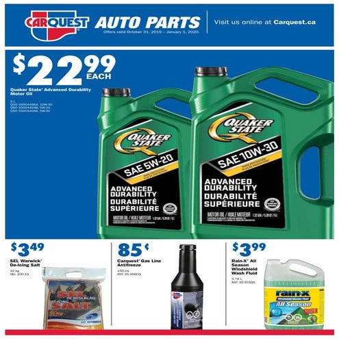 Auto Parts Fyler – CarQuest – PetesPaint.ca