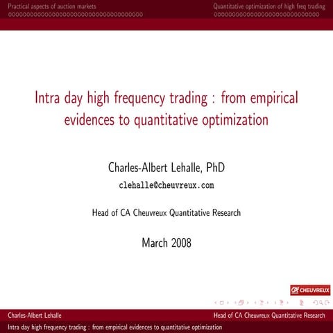 Quantitative trading | PDF