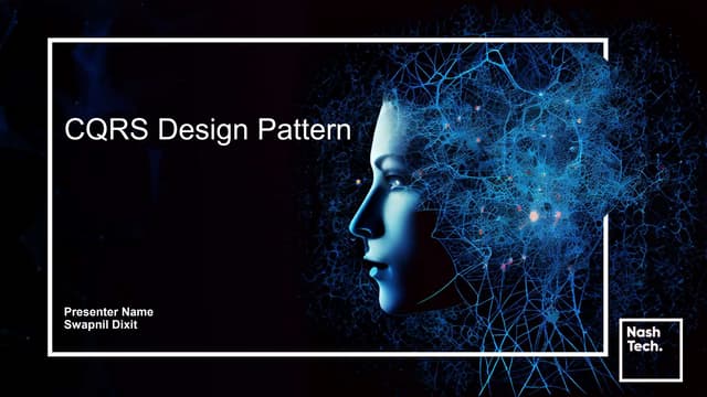 Cqrs Design Pattern Presentation Java Pptx