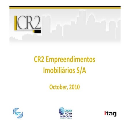 Cr2 presentation - 1 q12 | PDF