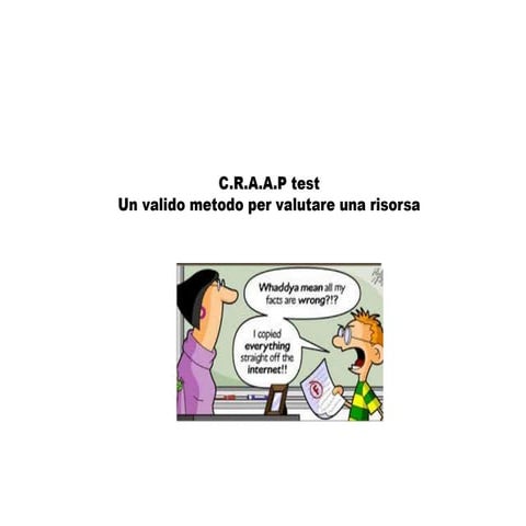 Craap test | PPTX