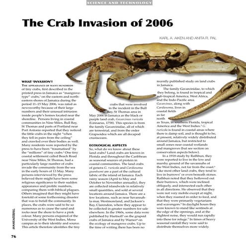 Crab invasion 47507813 | PDF