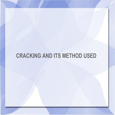 Cracking | DOC | Computing | Technology & Computing