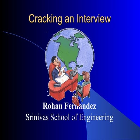 Cracking an interview | PPT