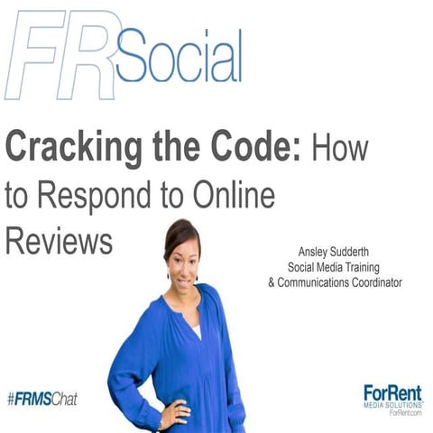Cracking the Code: How to Respond to Online Reviews | PPT