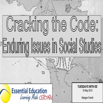 Cracking the Code: Enduring Issues in Social Studies | PDF | Education
