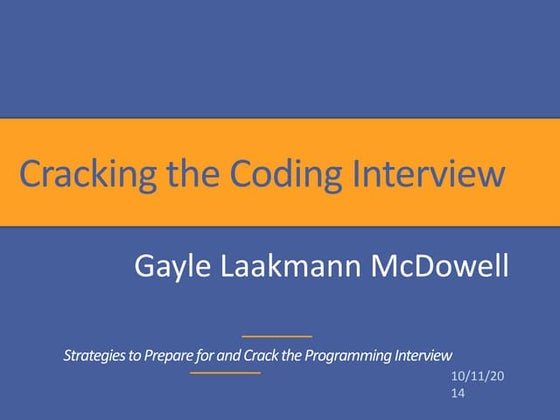 Cracking the Interview Skills (Coding, Soft Skills, Product Management ...