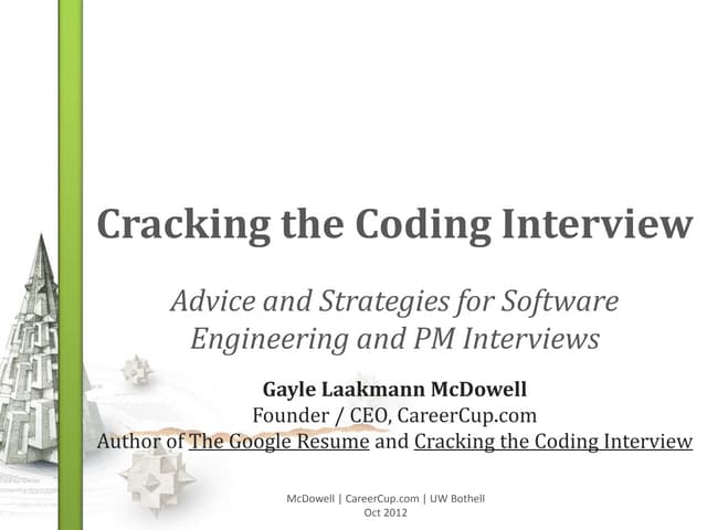 Cracking The Technical Interview