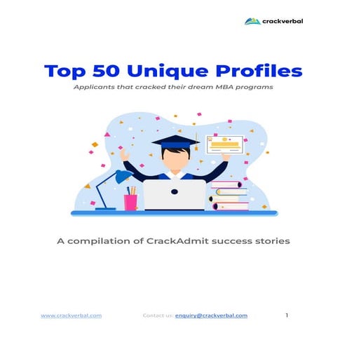 Crackverbal's Top 50 Unique Profiles - MBA Success Stories.pdf