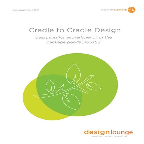 Cradle to Cradle Design | PDF