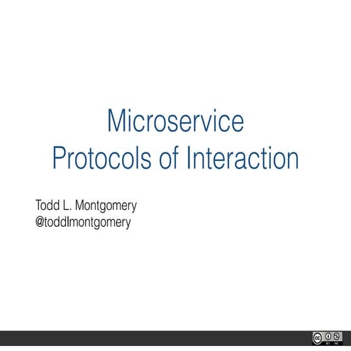 Microservice Protocols of Interaction | PPT