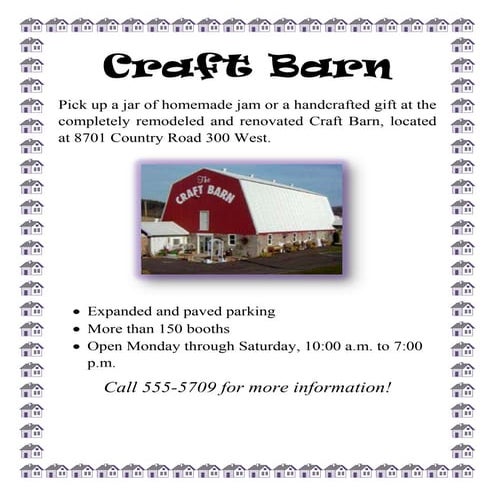 Craft barn flyer(alexa) | DOCX