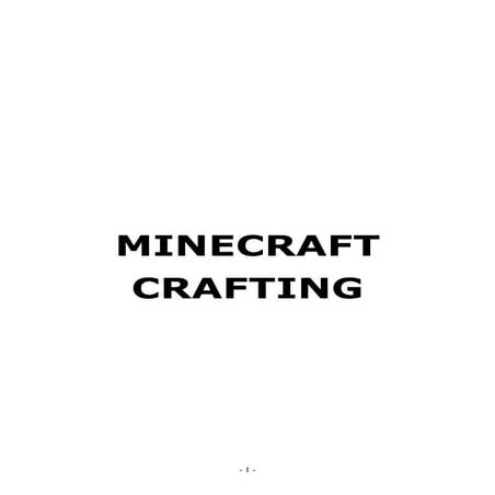 Crafting | PDF