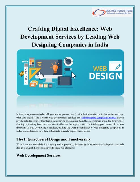 India's New Wave in UI/UX Design and Web Development | PDF | Internet | Computing