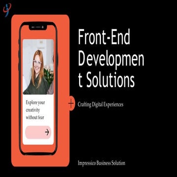 Crafting Digital Experiences Front-End Development Solutions.pptx | Free Download
