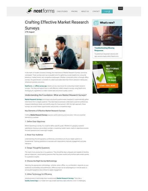 The Evolution of CAWI Surveys How Sample Junction Leads the Way | PDF