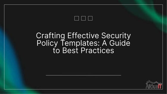 Streamlining Compliance Effective Policy Templates.pdf