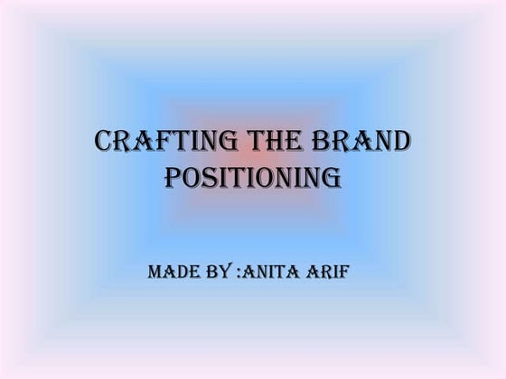 Charka Fashion Brand Communication | PPSX