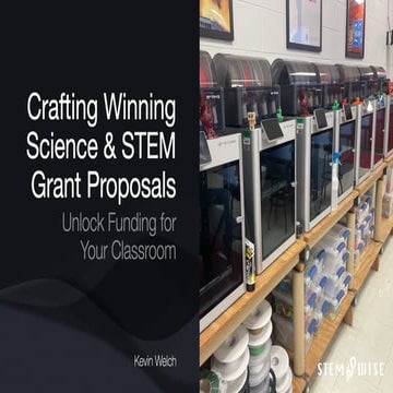 Crafting Winning STEM & Science Grant Proposals | PPTX