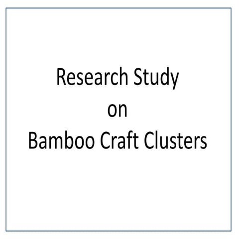 Craft research study | PPTX