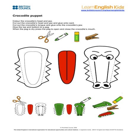art Crafts crocodile | PDF