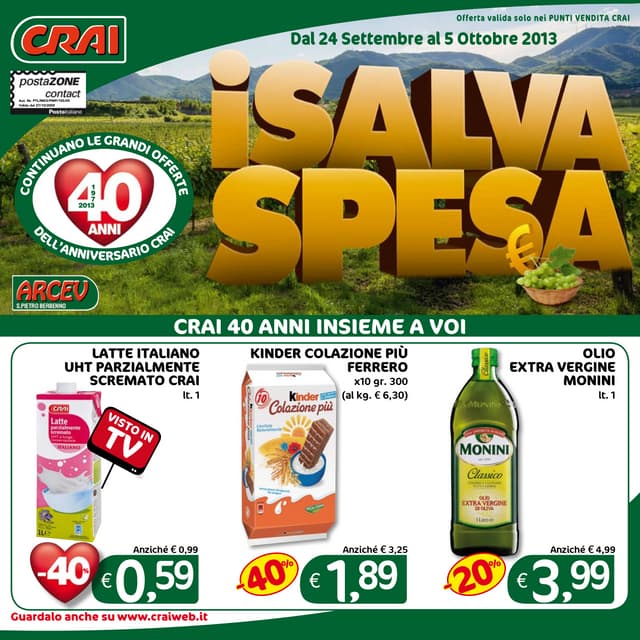 OFFERTE CRAI Dal 24 settembre al 5 ottobre | PDF