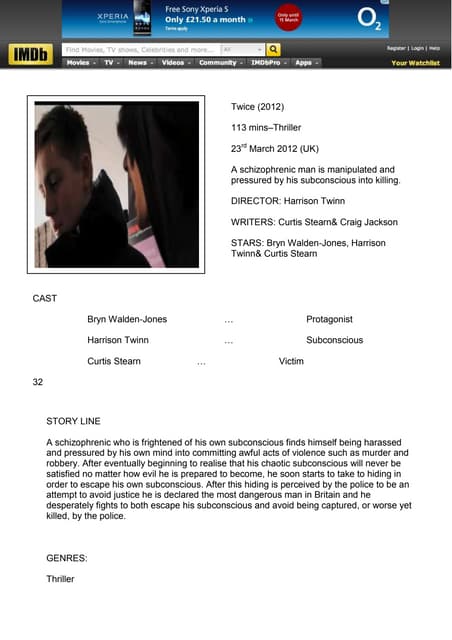 Imdb blank template | PDF