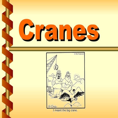 Cranes. mobile crane work activity ppt ttms.ppt