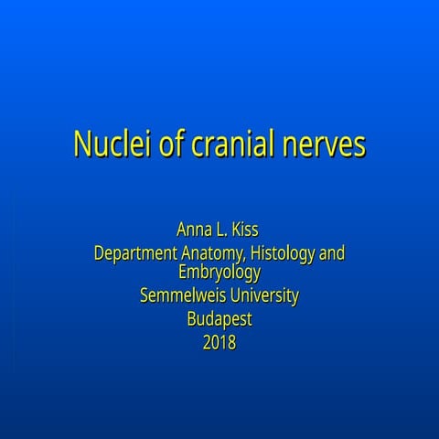 CRANIAL NERVES. | PPT