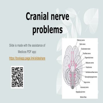 Cranial nerve problems | PPTX