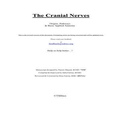 3rd, 4th and 6th cranial nerve | PPTX
