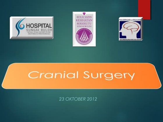 Operative instruments in Craniotomy | PPT